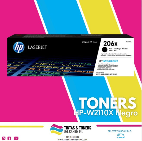 Cartucho de Toner Original / Compatible: HP®-206X Black – Tintas y ...
